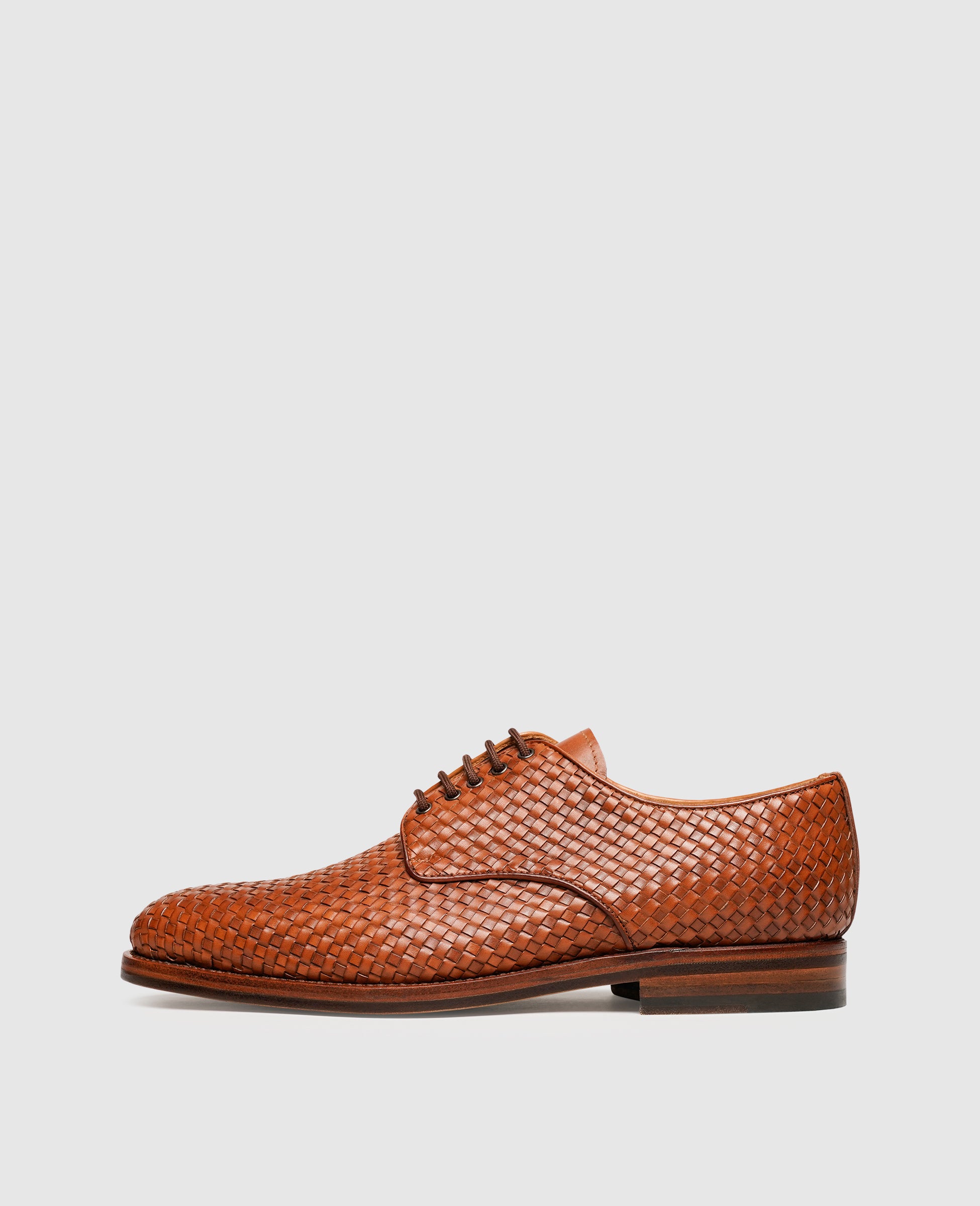 Braided men's lace-up shoes by Heinrich Dinkelacker | Shoepassion