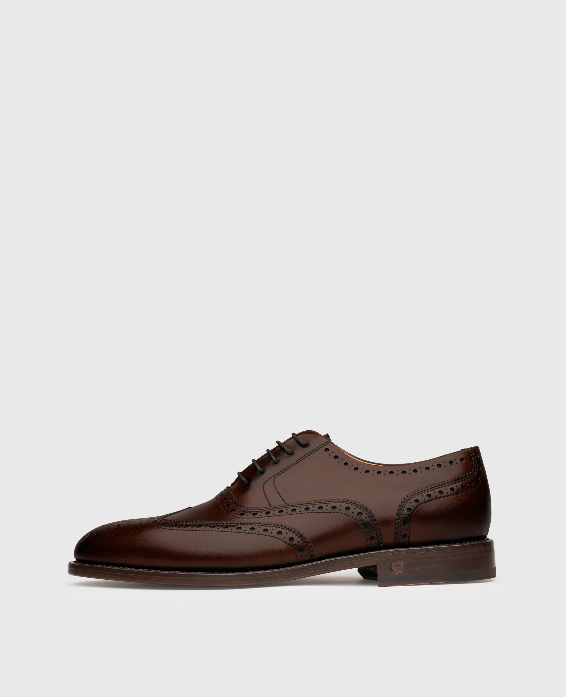 Text: Goodyear-welted Full-Brogue Oxford Men's Shoe | Henry Stevens ...